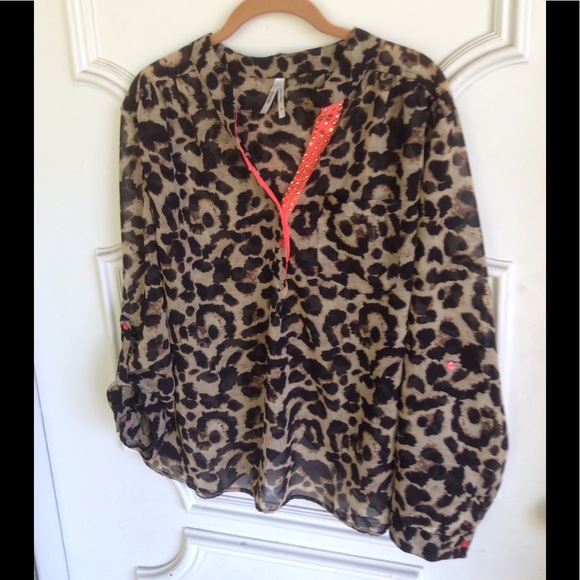 Truth NYC | Tops | Truth Nyc Leopard Print Sheer Top Size 2x | Poshmark